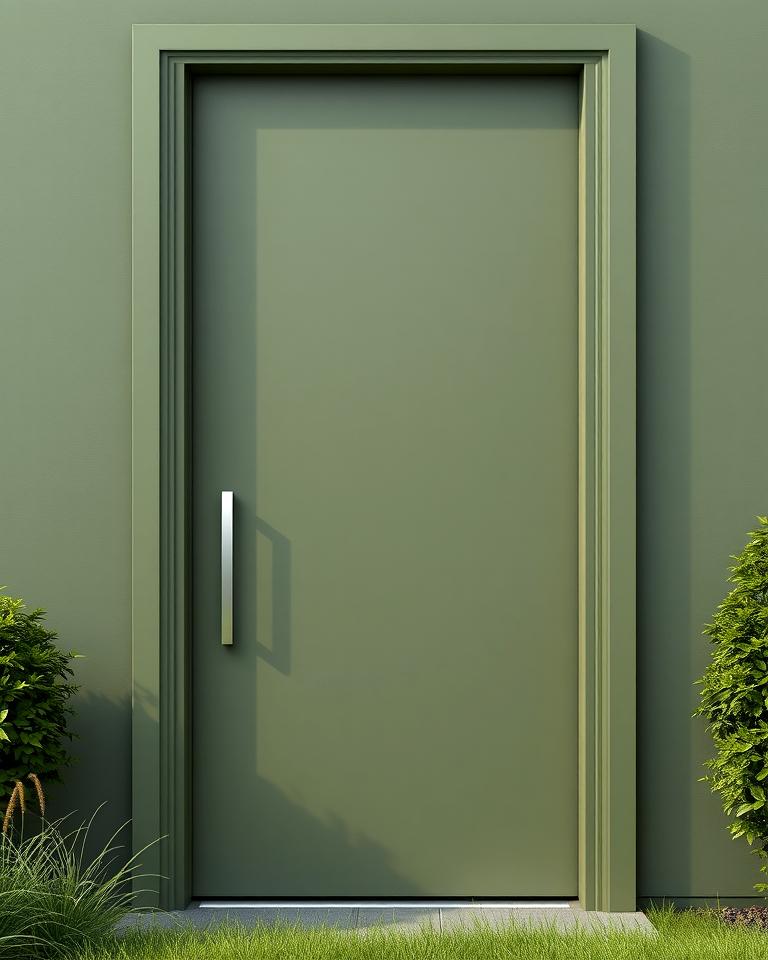20 Olive Green Front Door Ideas for a Bold Statement