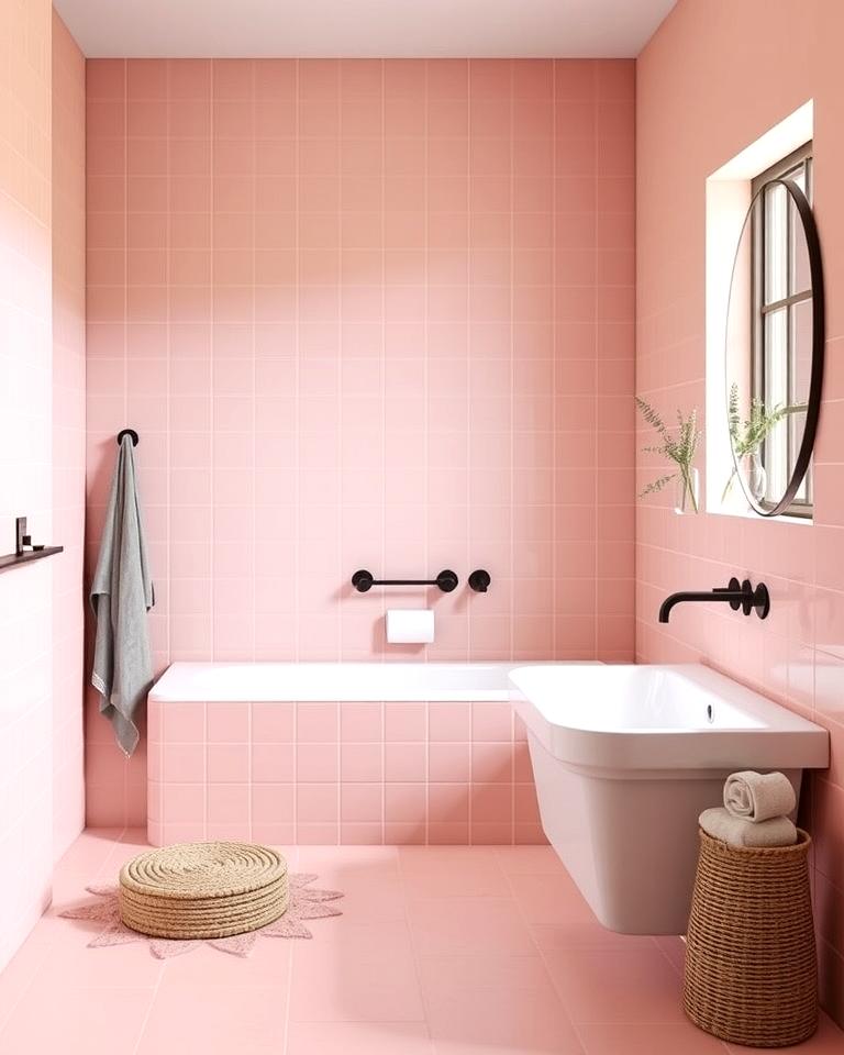 20 Pink Tile Bathroom Ideas for a Vibrant Look