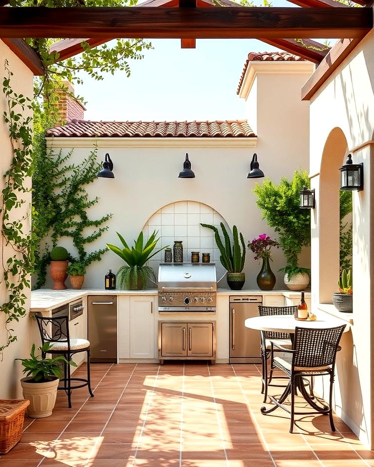20 Stucco Outdoor Kitchen Ideas for Stylish Cooking