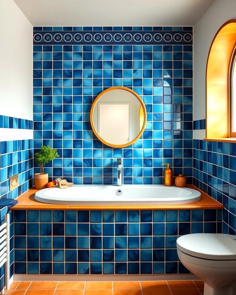 25 Stunning Blue Tile Bathroom Ideas for a Fresh Look