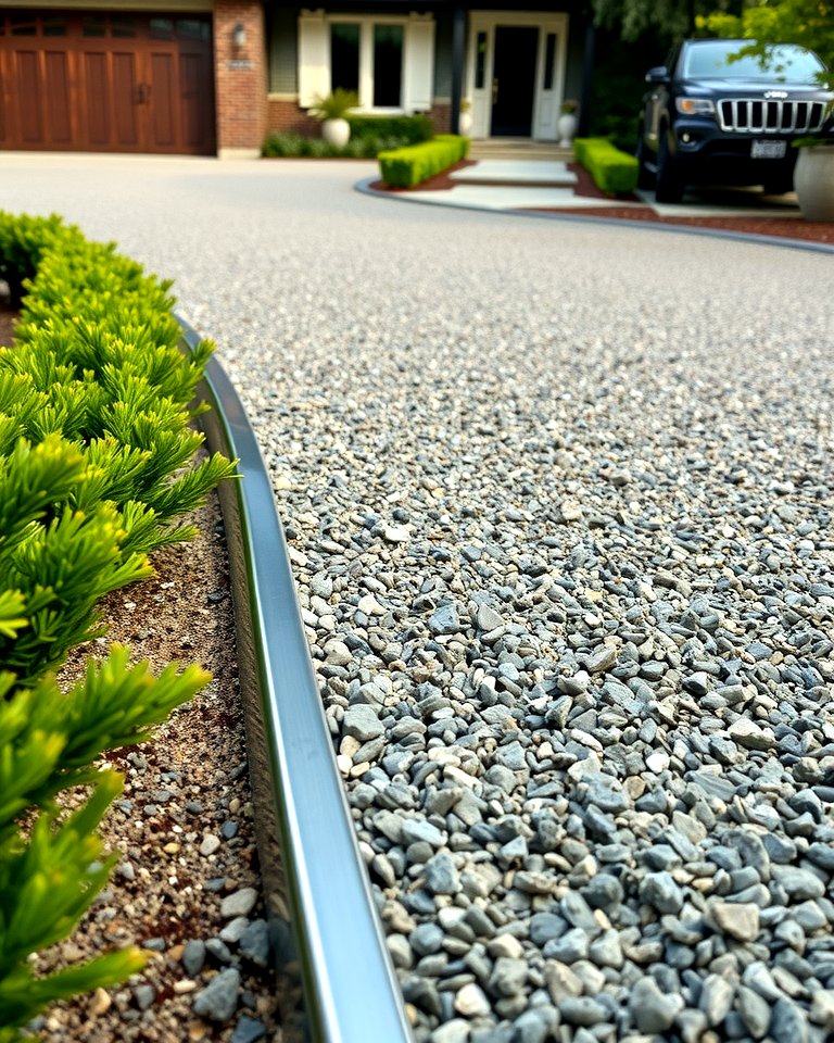 25 Gravel Driveway Edging Ideas for a Polished Look