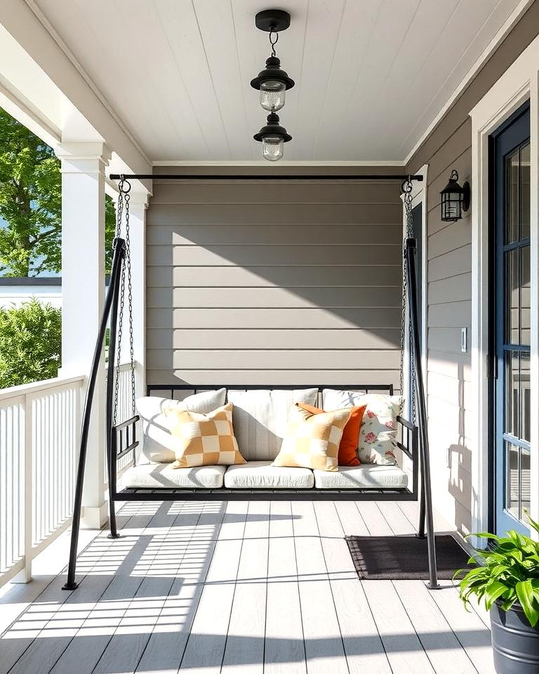 20 Front Porch Swing Ideas for a Cozy and Inviting Entrance