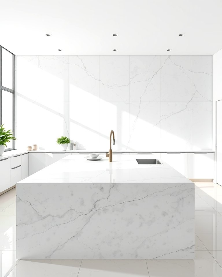 25 Marble Kitchen Island Ideas for a Stunning Centerpiece