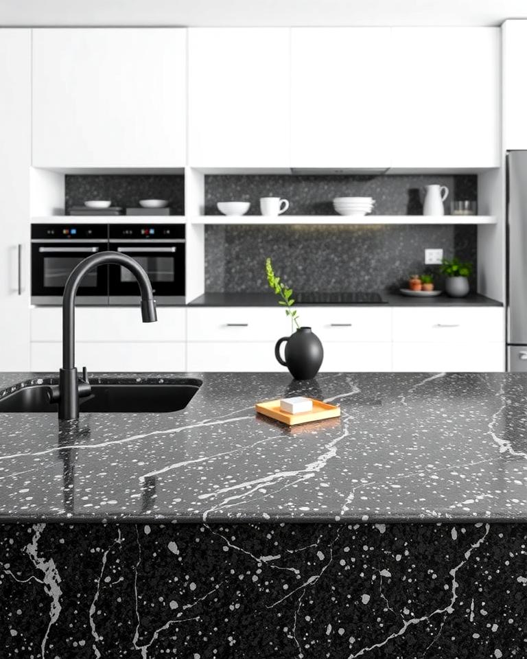 20 Terrazzo Kitchen Countertops for a Unique Look