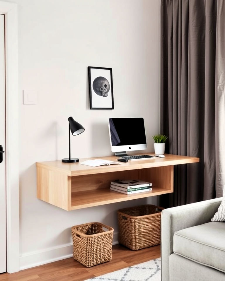 25 Floating Desk Ideas for Modern Home Offices