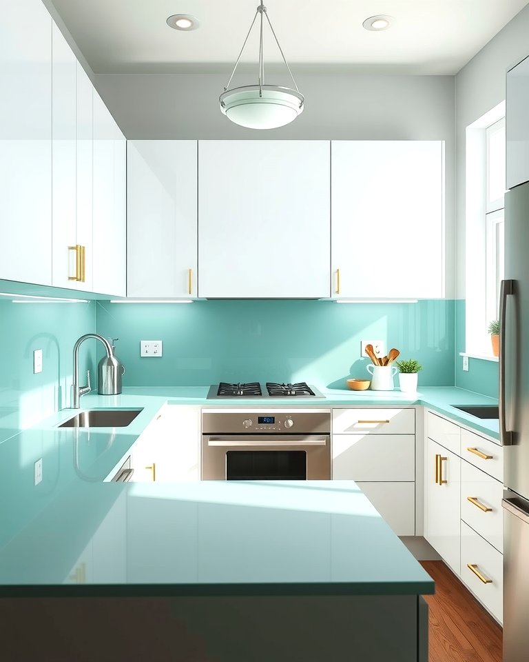25 Kitchen With Green Countertops Ideas for Freshness