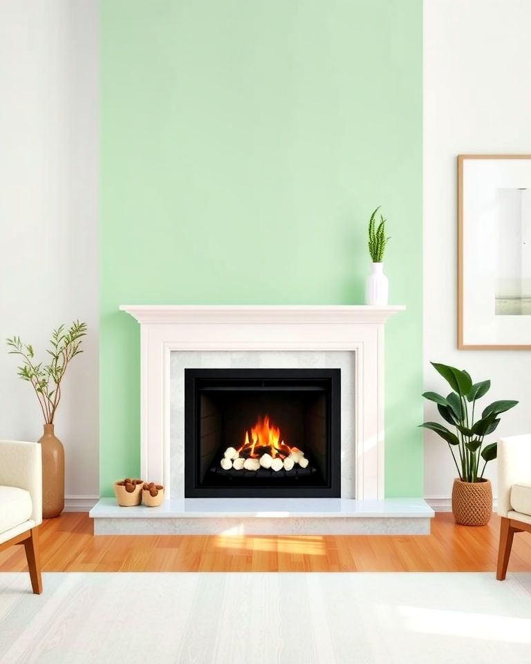 25 Green Fireplace Ideas for a Cozy and Eco-Friendly Home