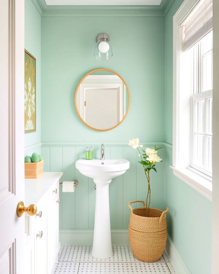 25 Green Powder Room Ideas for a Fresh Look