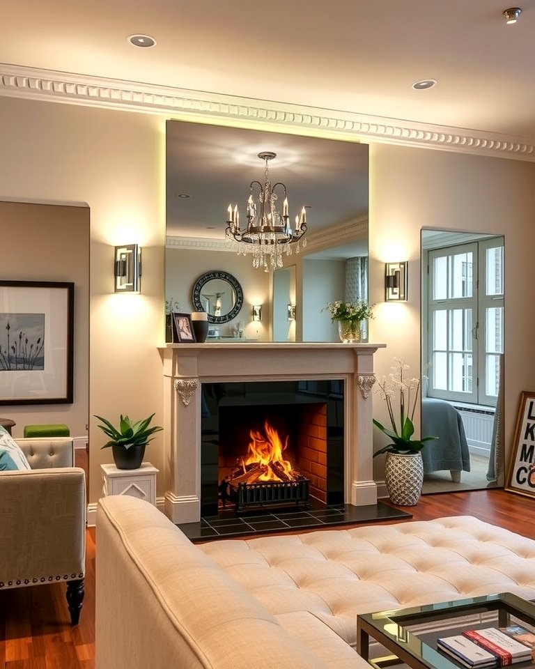 25 Fireplace Lighting Ideas to Create a Warm and Inviting Ambiance