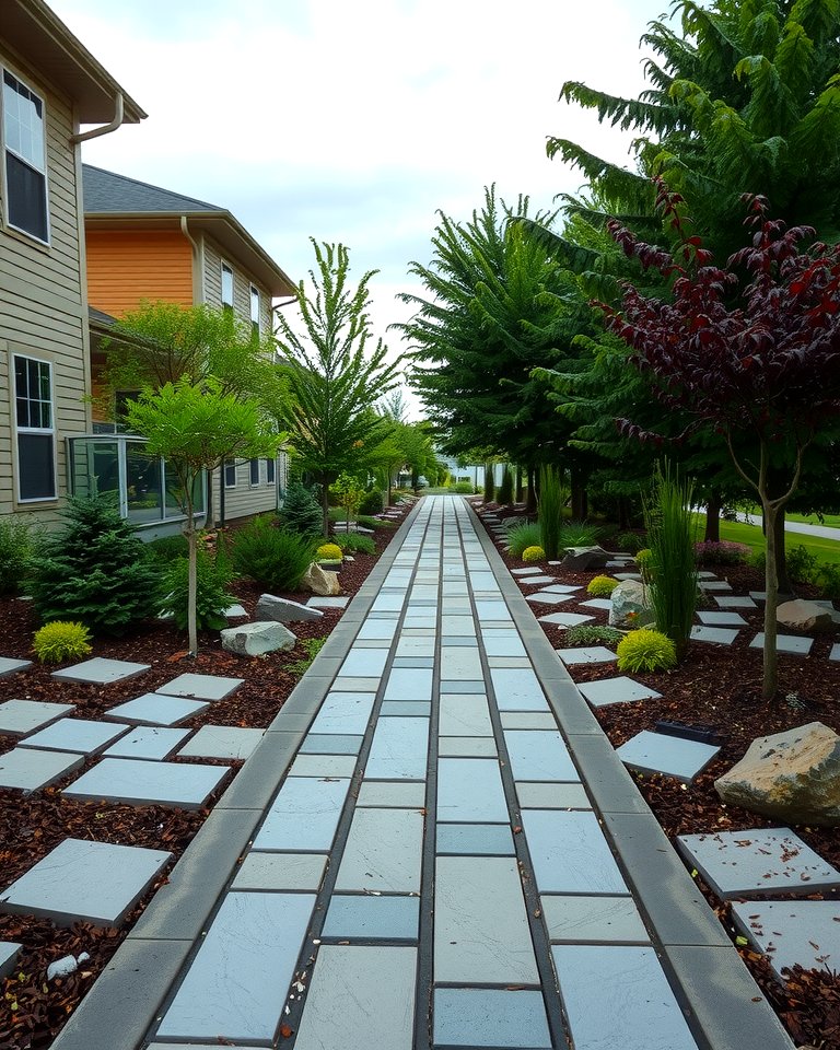 25 Concrete Paver Walkway Ideas for Durable Design