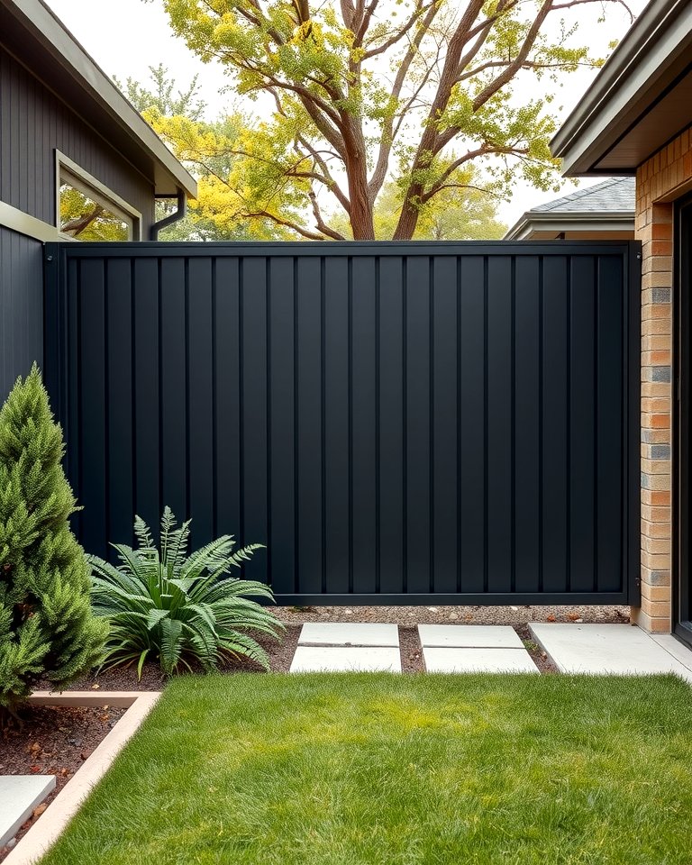 25 Black Fence Ideas for Modern Outdoor Spaces