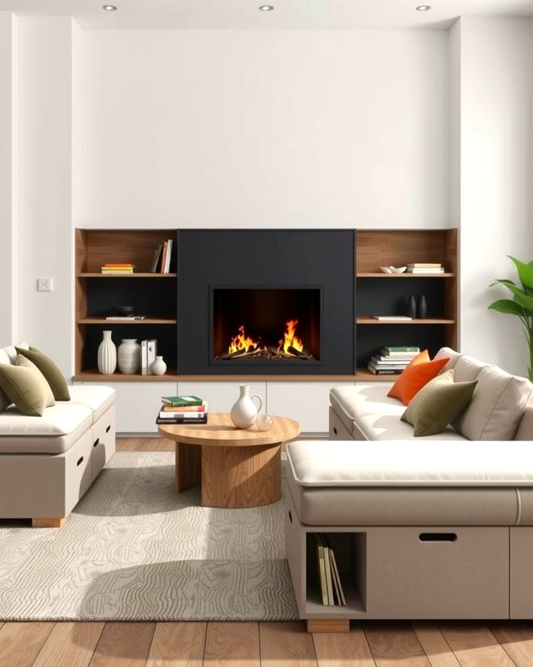 25 Fireplace Bench Ideas for Functional and Stylish Seating