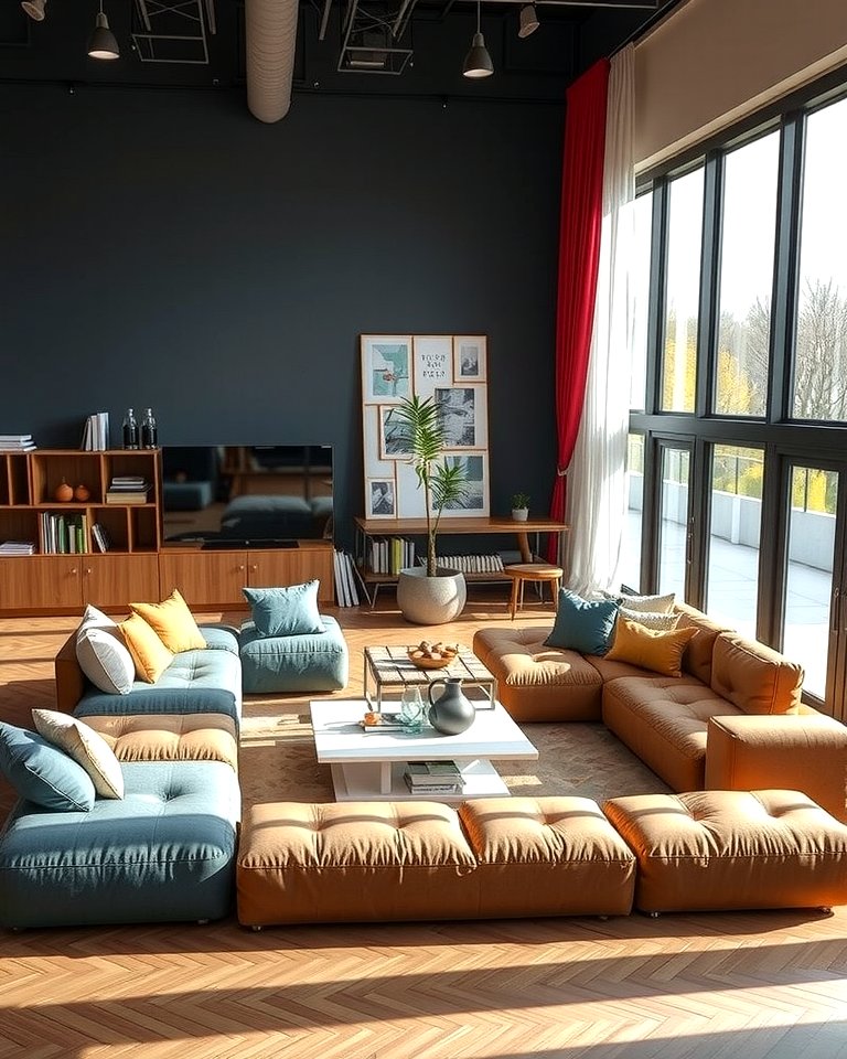 25 Floor Seating Ideas for a Relaxing Living Space