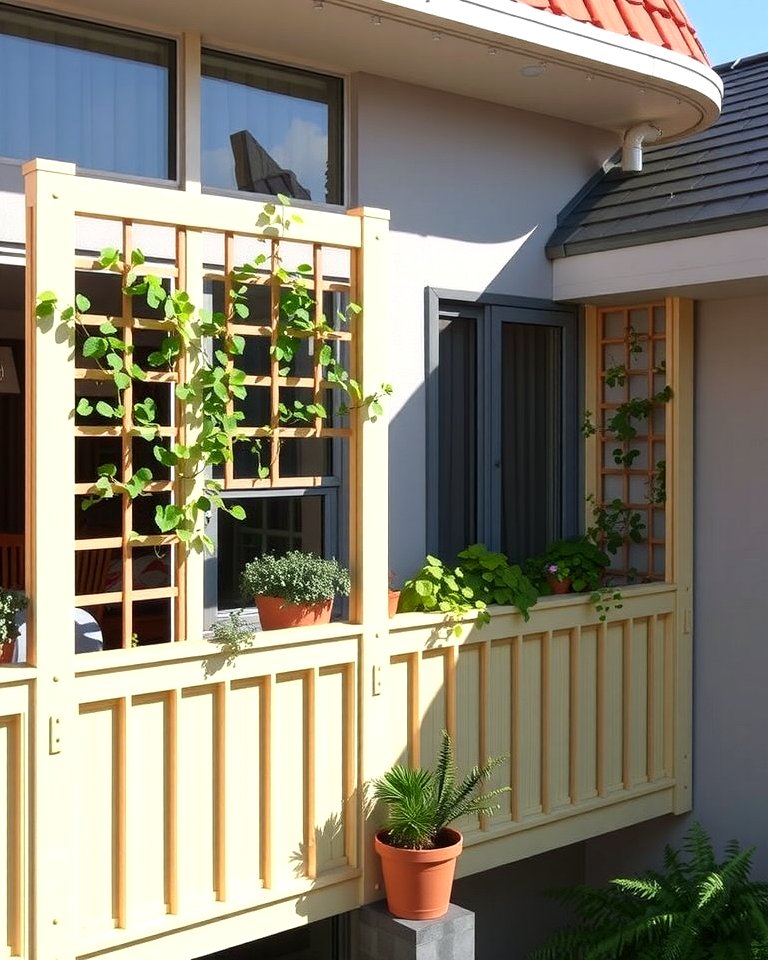 25 Beautiful Balcony Trellis Ideas for Your Space