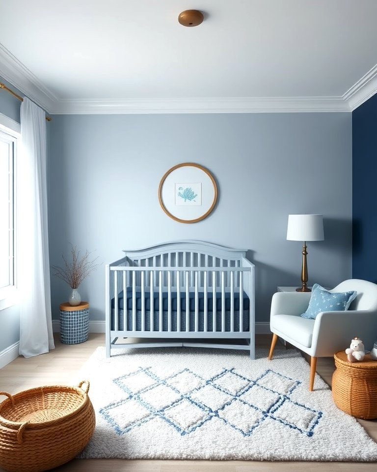 25 Blue Nursery Ideas for a Calming and Serene Baby Room