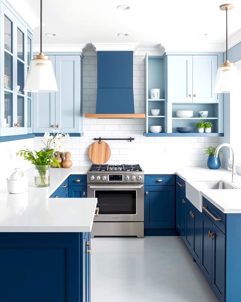 25 Blue and White Kitchen Ideas for a Fresh and Timeless Look