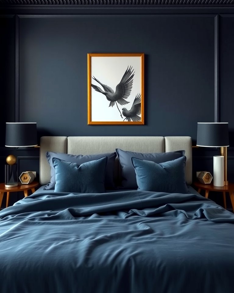 25 Dark Blue Bedroom Ideas for Cozy Nights