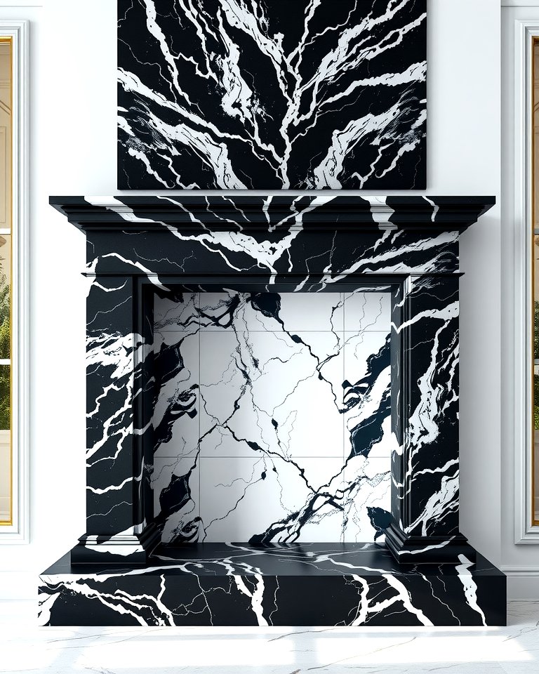 25 Elegant Marble Fireplace Ideas for a Luxurious Look