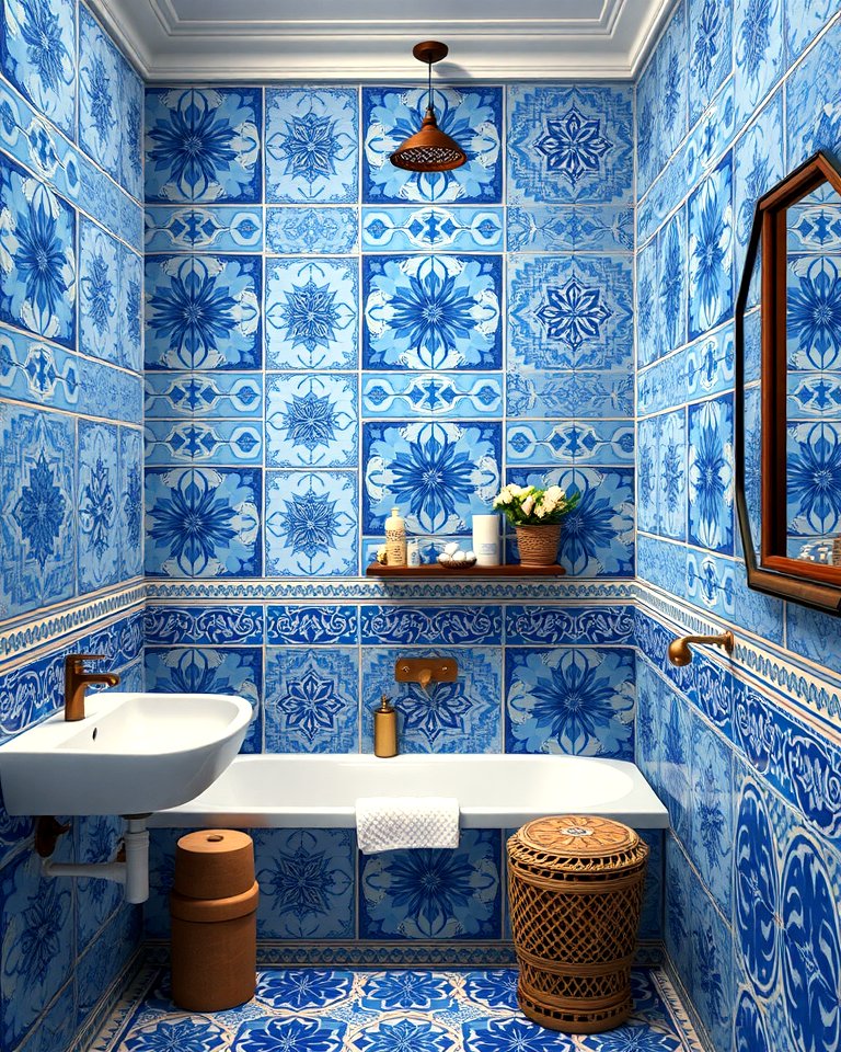 25 Stunning Blue Tile Bathroom Ideas for a Fresh Look