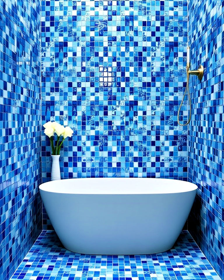 25 Stunning Blue Tile Bathroom Ideas for a Fresh Look