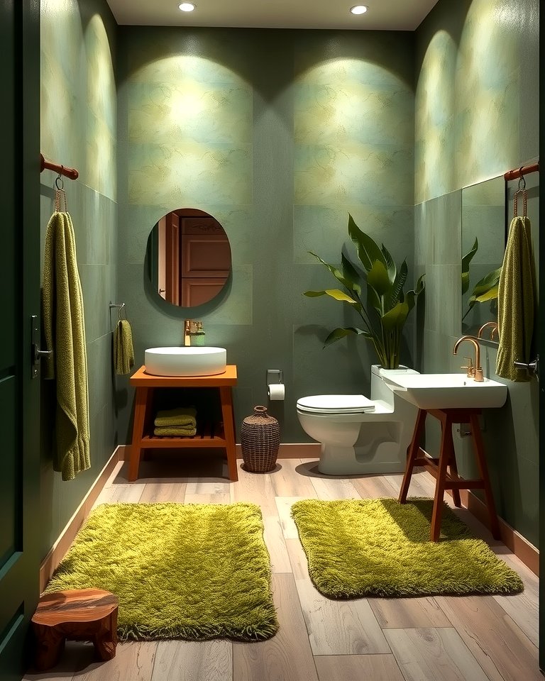 25 Green Powder Room Ideas for a Fresh Look