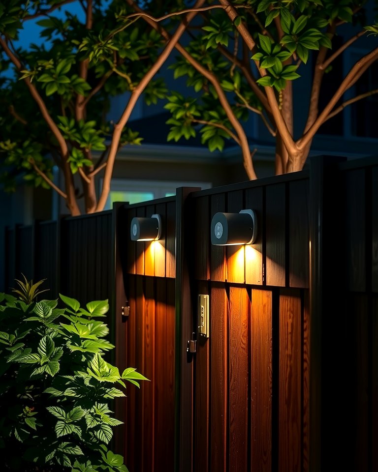 25 Fence Lighting Ideas to Illuminate Your Outdoor Space