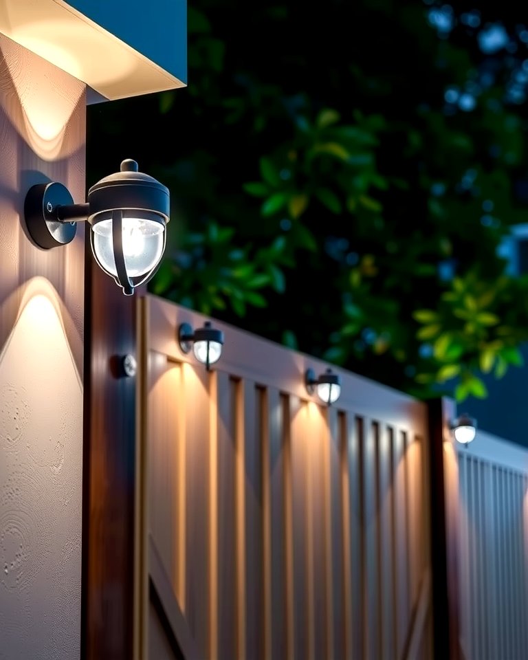 25 Fence Lighting Ideas to Illuminate Your Outdoor Space