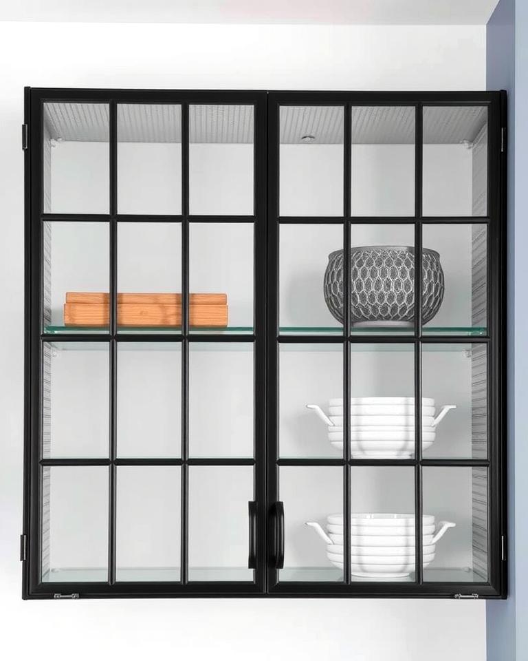 20 Modern Style Glass Kitchen Cabinets for a Sleek Look