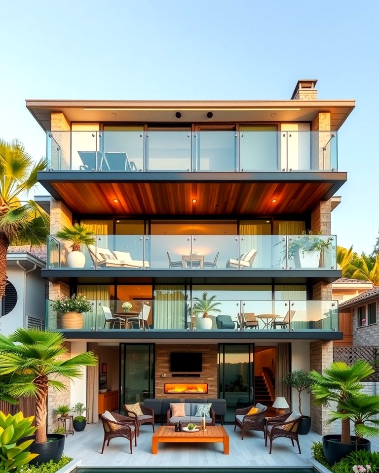 25 Glass Balcony Design Ideas for Modern Homes
