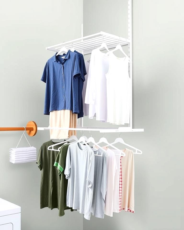 20 Laundry Room Drying Rack Ideas for Efficient Drying