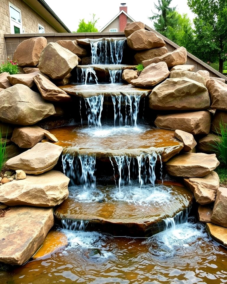 25 Backyard Waterfall Ideas for a Tranquil Retreat