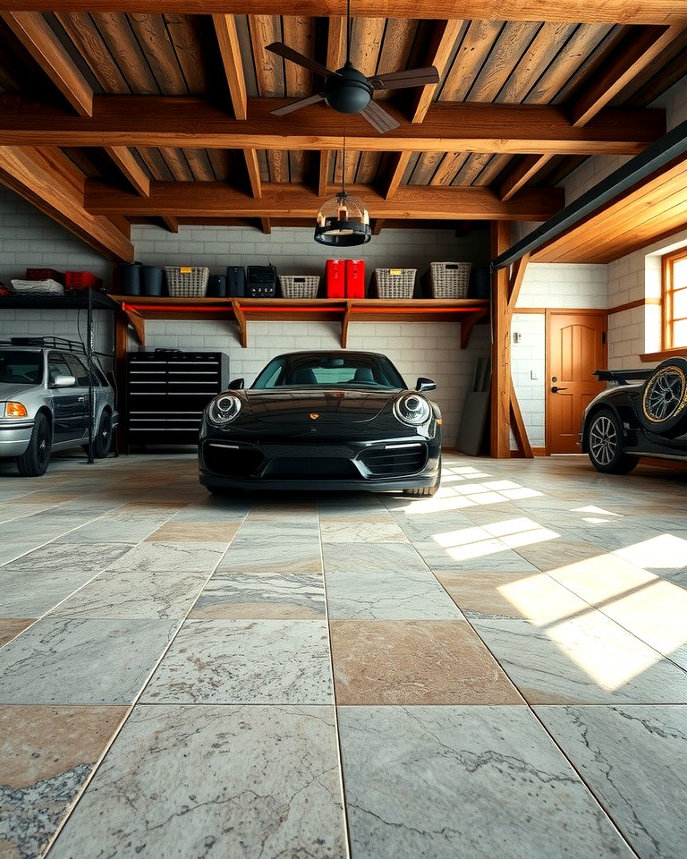 25 Garage Flooring Ideas for Durability and Style