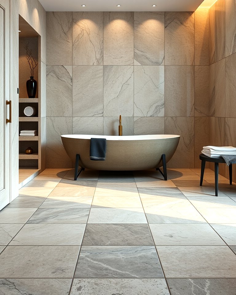 25 Bathroom Flooring Ideas for Style and Durability