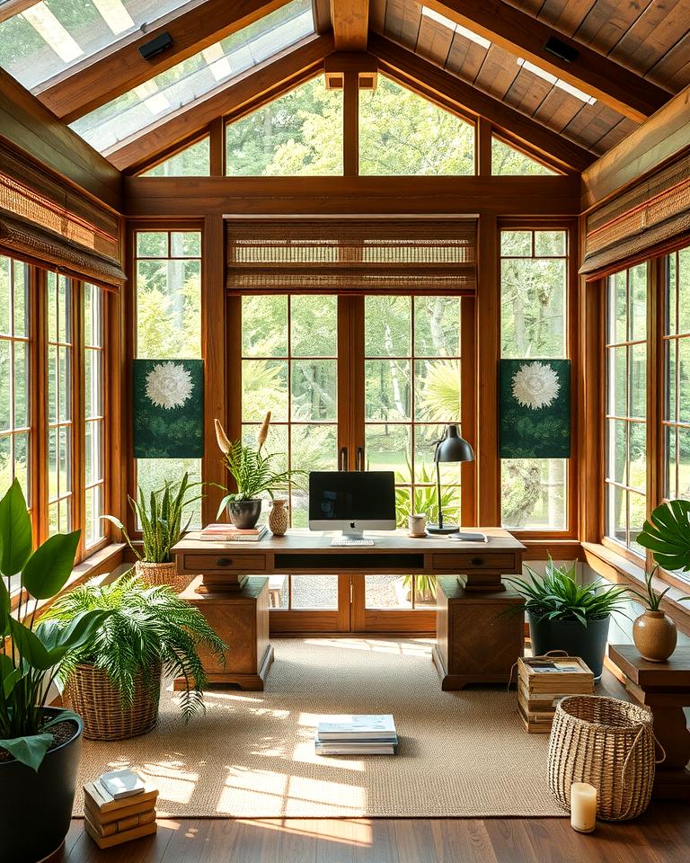 20 Sunroom Office Ideas for a Productive Workspace