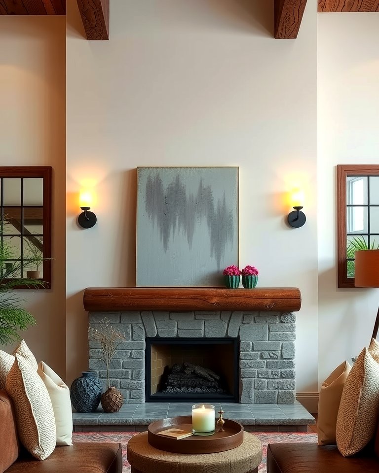 25 Fireplace Sconces Ideas for a Warm Ambiance