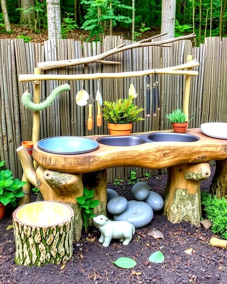 20 Mud Kitchen Ideas for Outdoor Fun with Kids