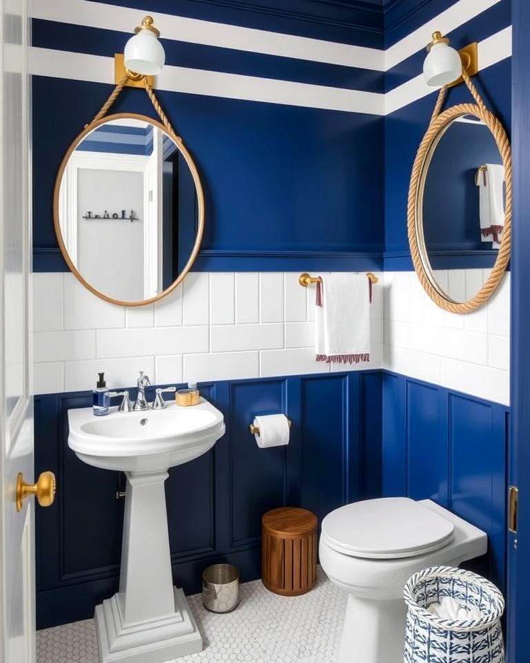 20 Blue Powder Room Ideas: Small Space, Big Style