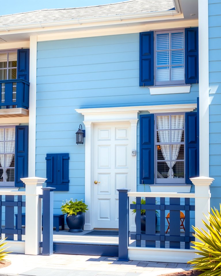 25 Light Blue House Exterior Ideas for a Fresh Look