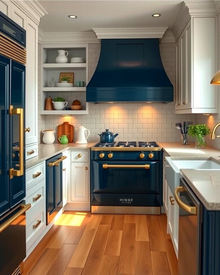 25 Stylish Kitchen With Colored Appliances Ideas