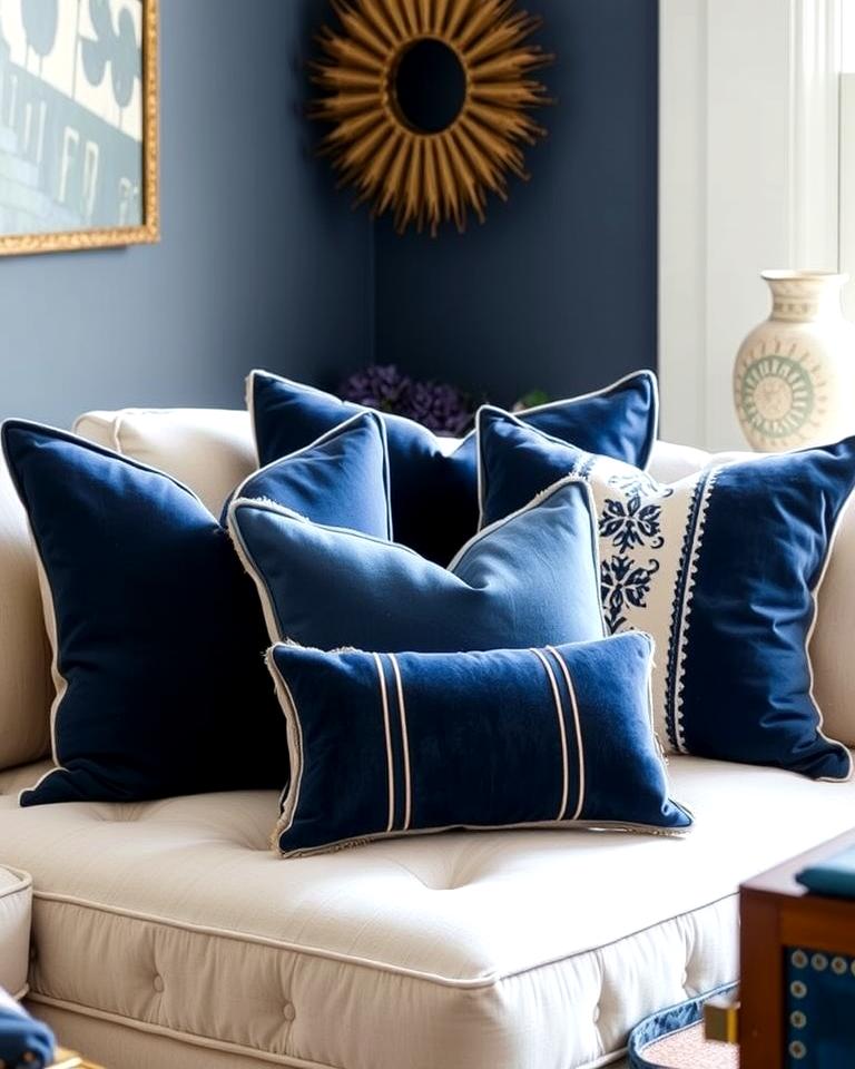 20 Navy Living Room Ideas for a Bold Statement