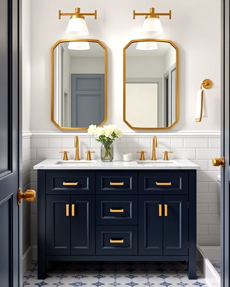 25 Stunning Blue Bathroom Vanity Ideas