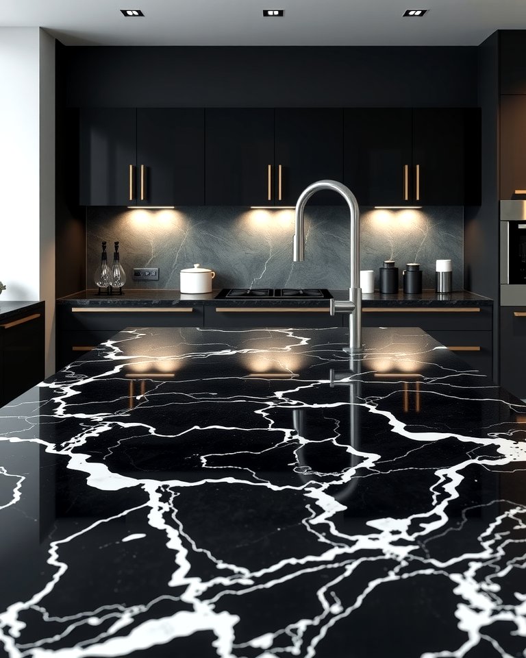 25 Marble Kitchen Countertops for Elegant Homes