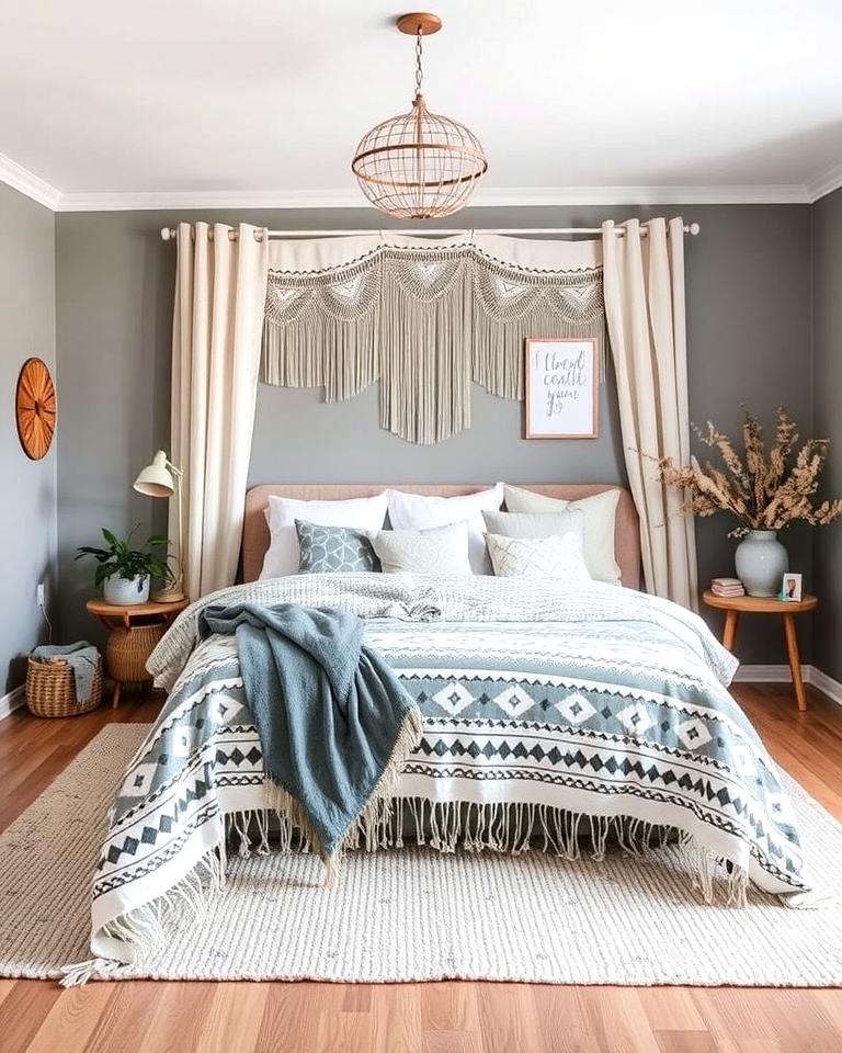 20 Grey Boho Bedroom Ideas for a Cozy Vibe