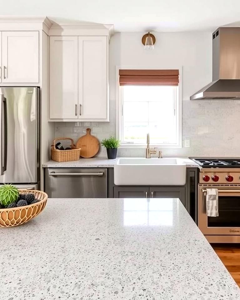 20 Terrazzo Kitchen Countertops for a Unique Look