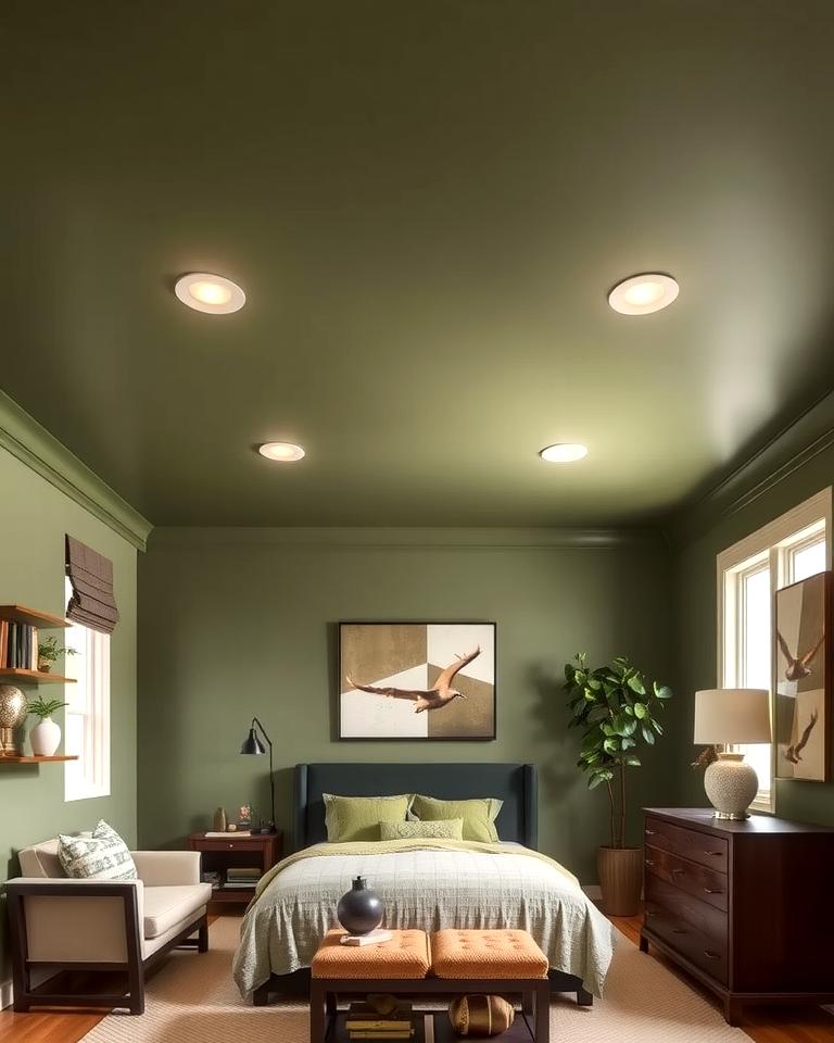 20 Olive Green Room Ideas for a Calming Atmosphere