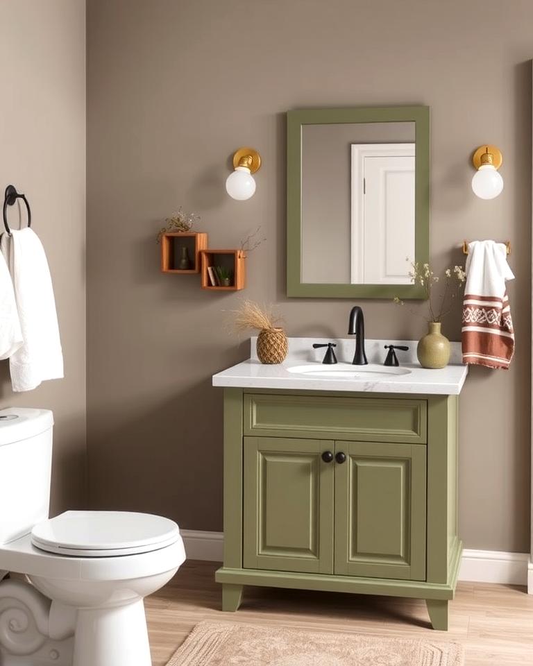 20 Bathroom With Green Vanity Ideas for a Fresh Look
