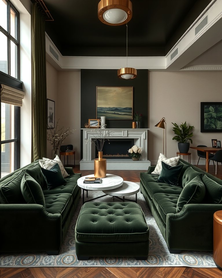 25 Dark Olive Green House Designs for a Modern Look