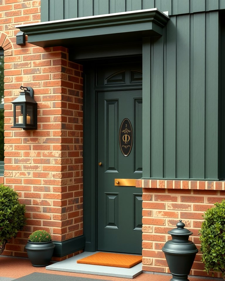 25 Dark Olive Green House Designs for a Modern Look