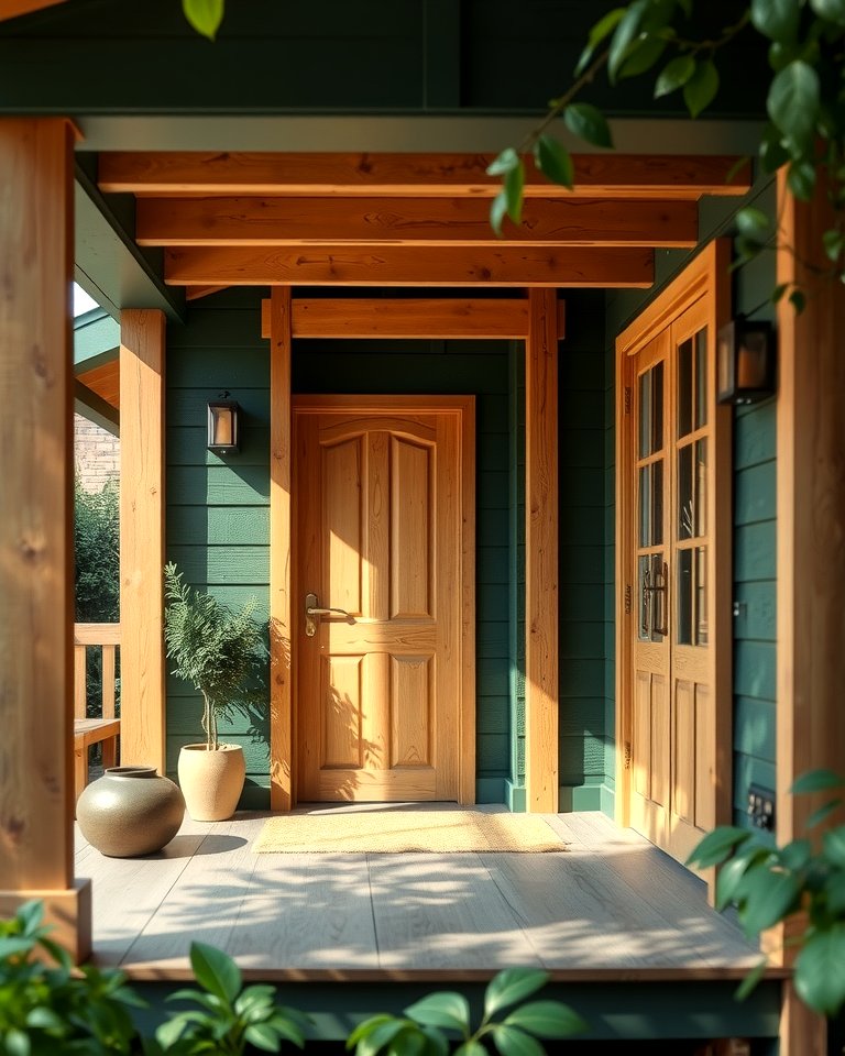 25 Dark Olive Green House Designs for a Modern Look