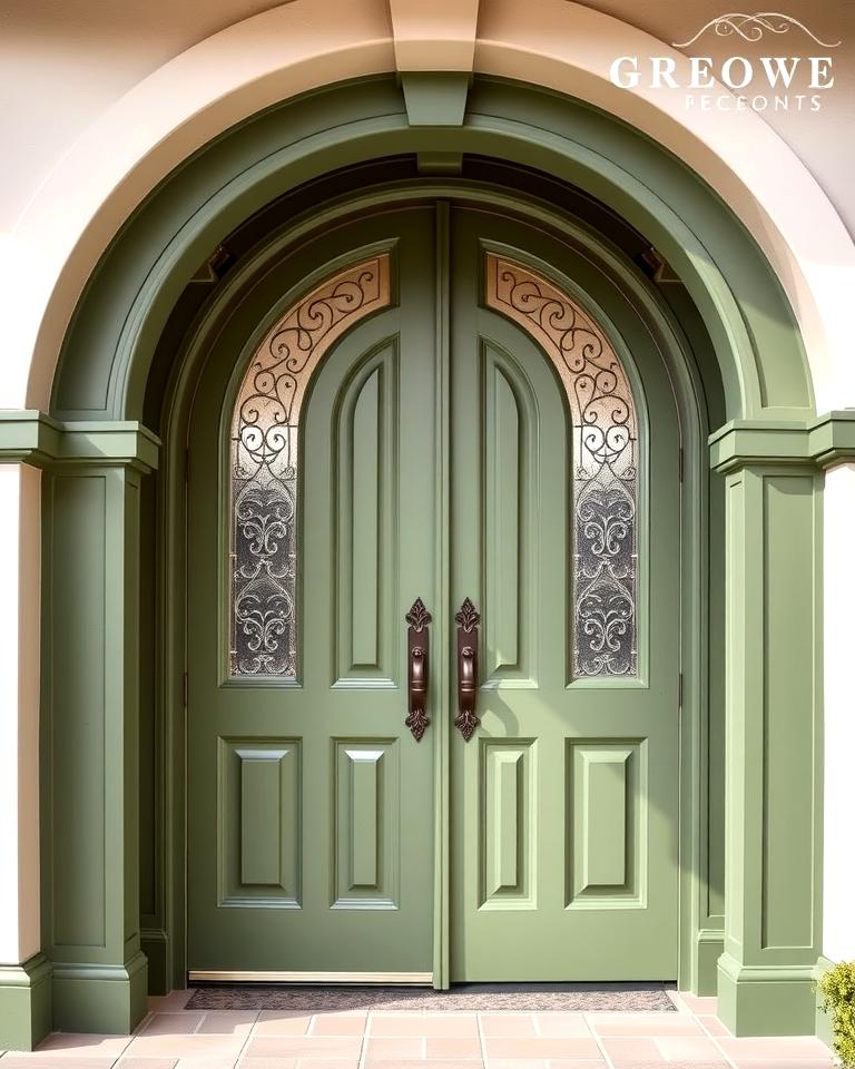 20 Olive Green Front Door Ideas for a Bold Statement
